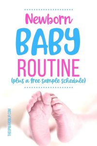 Newborn Daily Routine (Free Sample Baby Schedule)