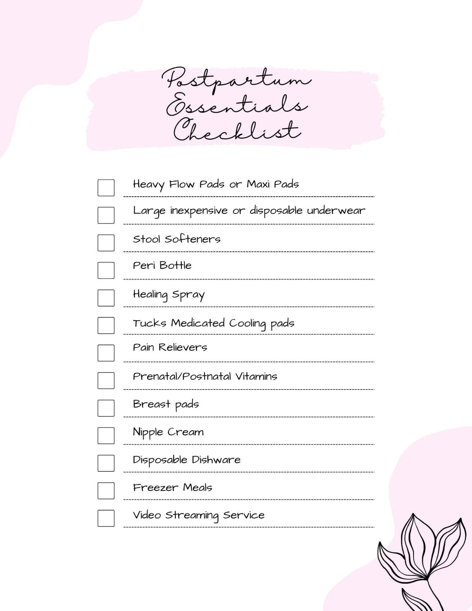 Postpartum Essentials for a Faster Recovery