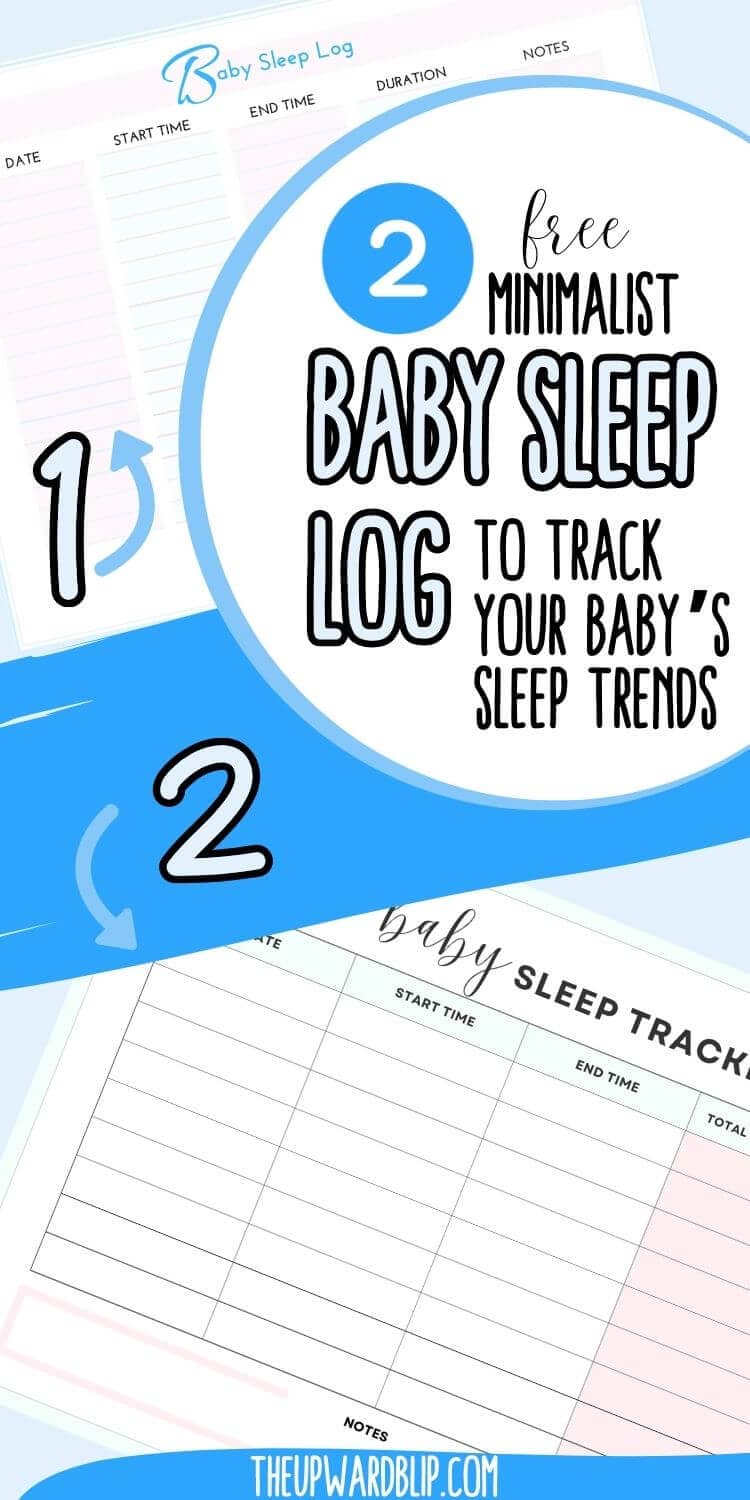Free Printable Baby Sleep Log to Track Baby's Sleep